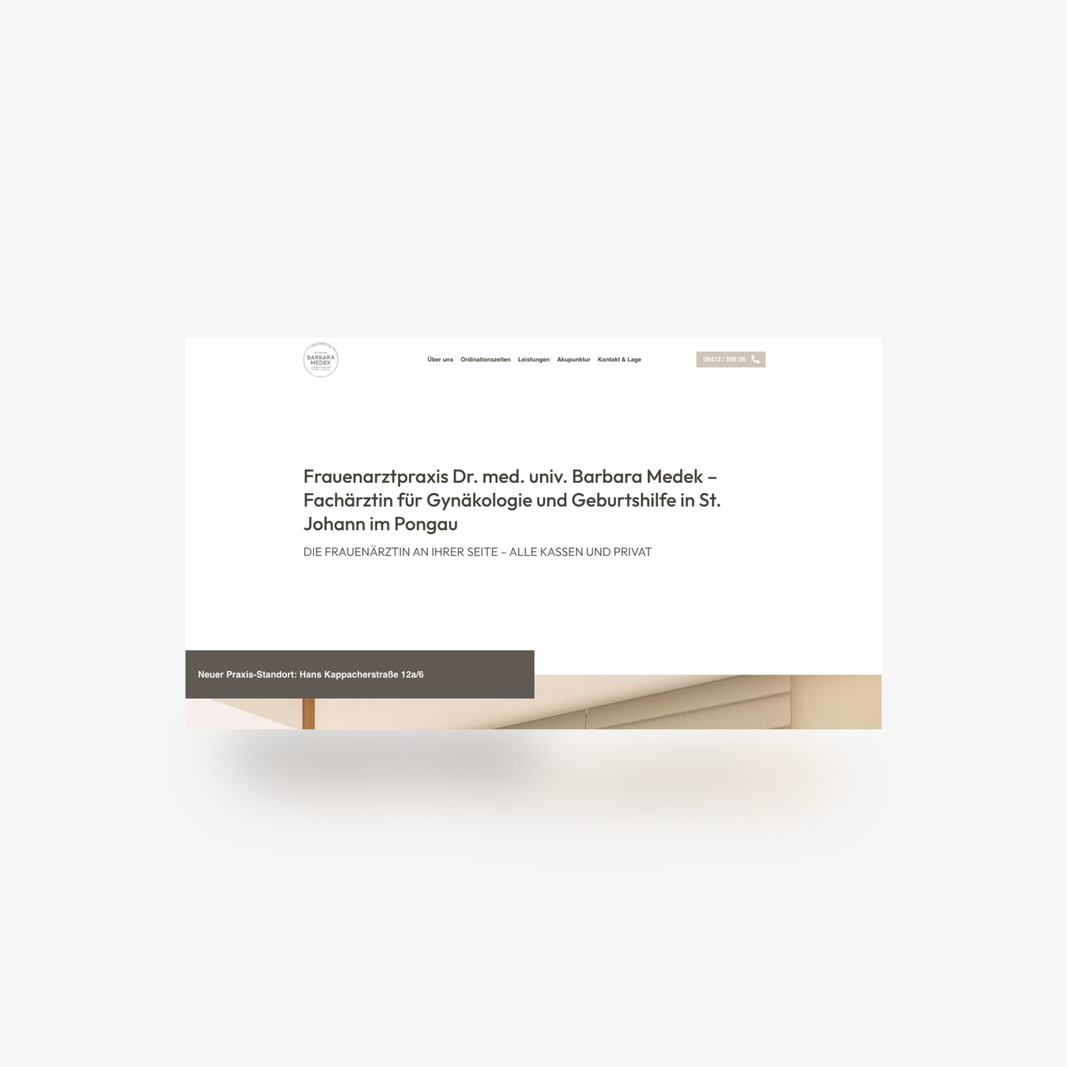 Dr Medek // Website — Werbeagentur Gipfelgold // Agentur mit Weitblick ...